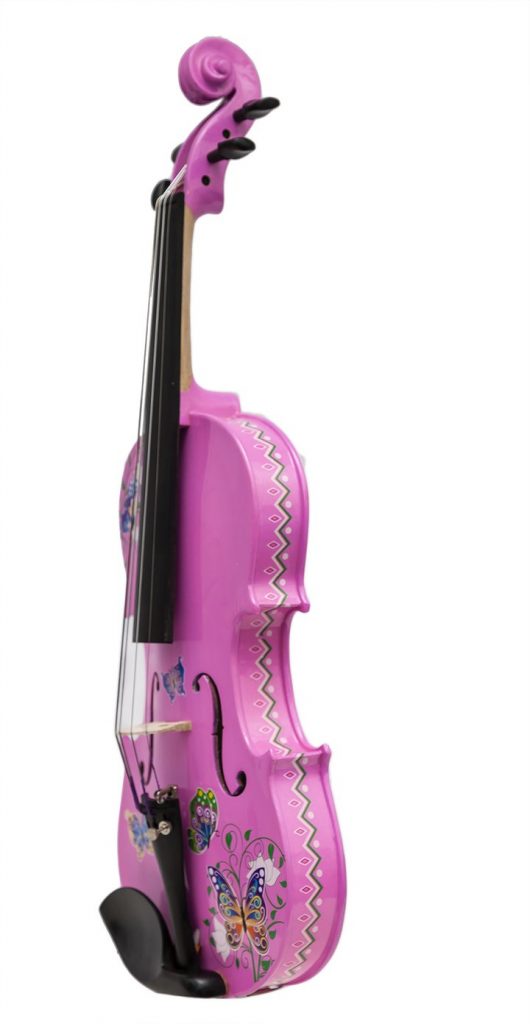 BUTTERFLY DREAM II PINK KIDS VIOLIN WITH CRYSTAL 4/4