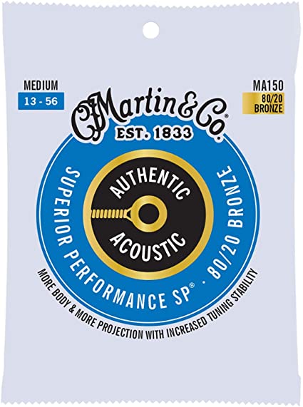Martin Acoustic Guitar Strings - Medium Gauge - Kids Violins | Student ...