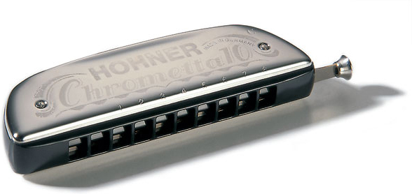 HOHNER CHROMETTA 10 CHROMATIC HARMONICA KEY OF C - Kids Violins ...